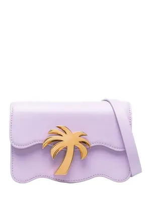 Palm Angels Logo-plaque Shoulder Bag - Purple