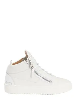 GIUSEPPE ZANOTTI Kriss Mid-top Sneakers - White