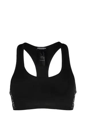 Dsquared2 Logo-print Sports-bra - Black