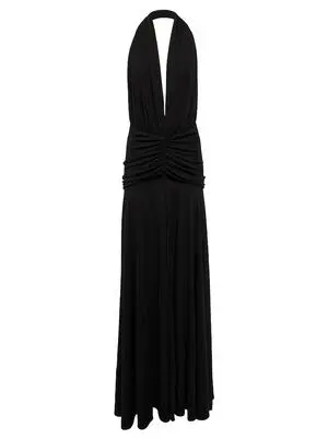 Alaïa Halterneck Gown - Black