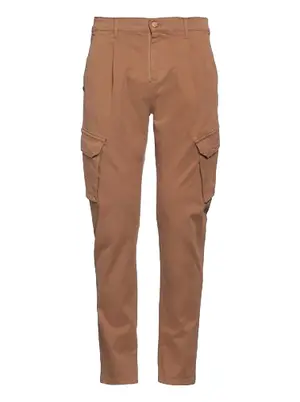 DANIELE ALESSANDRINI GREY DANIELE ALESSANDRINI Cotton-Blend Cargo Pants Beige