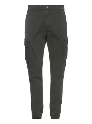 DANIELE ALESSANDRINI GREY DANIELE ALESSANDRINI Cotton-Blend Cargo Pants Green