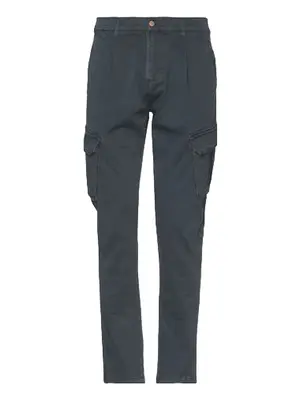 DANIELE ALESSANDRINI GREY DANIELE ALESSANDRINI Cotton-Blend Cargo Pants Lead