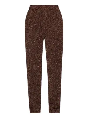 ANIYE BY Metallic Fiber Tapered Pants Brown