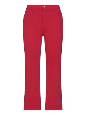 MANILA GRACE Boot-cut Jeans With Five Pockets Red