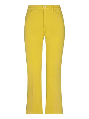 MANILA GRACE Boot-cut Jeans With Five Pockets Yellow