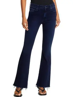 MOTHER The Weekender Mid Rise Flared Jeans - Chip On My Shoulder