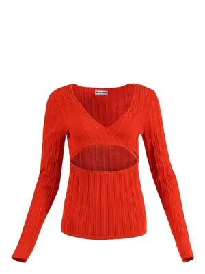 ESTER MANAS Long-Sleeve Peephole Top
