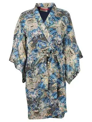 Chufy Susu Short Robe - Yu Blue