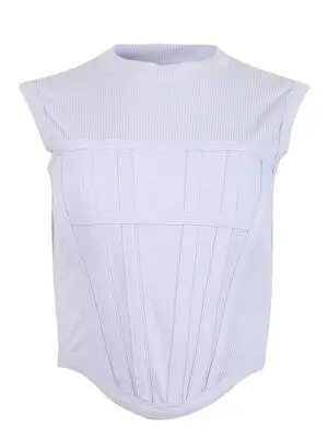 DION LEE Corset Tank Top - Amethyst