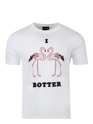 BOTTER Classic Flamingo Tee - White