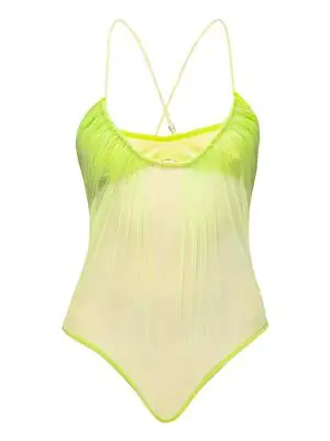 NENSI DOJAKA Gathered Cami Bodysuit - Lime