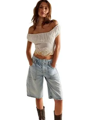 Free People We The Free Extreme Measures Barrel Shorts - Break The Rules