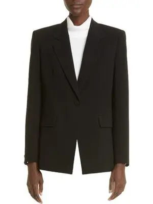 Lafayette 148 New York Tailored One-button Blazer - Black