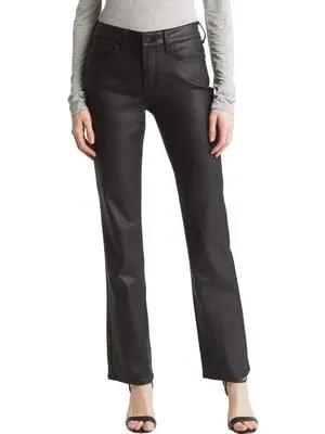 NYDJ NYDJ Marilyn Coated Straight Leg Jeans