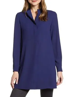 Anne Klein Popover Tunic Top - Distant Mountain