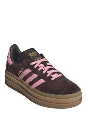 Adidas Adidas Gazelle Bold Platform Sneakers Aurora Coffee/pink/gold