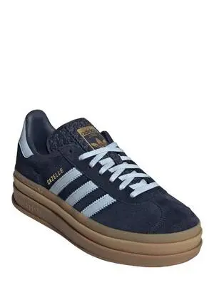 Adidas Adidas Gazelle Bold Platform Sneakers Indigo/crystal Sky/gold