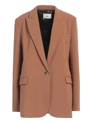 SOLOTRE SOLOTRE Single-Breasted Blazer Beige