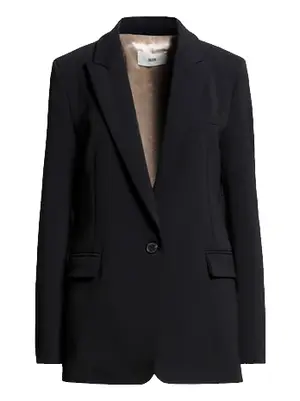 SOLOTRE SOLOTRE Single-Breasted Blazer Black
