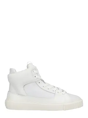 Just Cavalli Leather High-top Sneakers - Off White