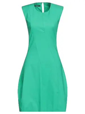 SISTE'S Midi Flared Dress Green
