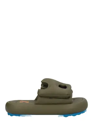 OFF-WHITE™ OFF-WHITE™ Slide Sandals Military Green
