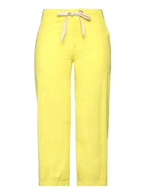 SEMICOUTURE Cotton Tapered Chinos - Yellow