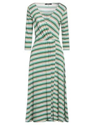 SISTE'S SISTE'S Midi Trapeze Dress Green