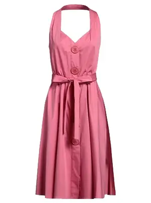 Moschino Midi Flared Dress Pink