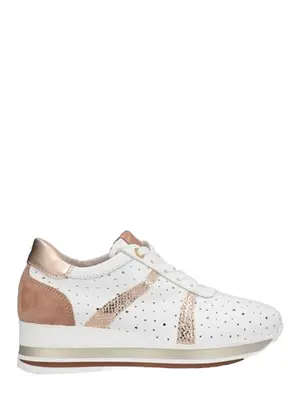 STELE Low-Top Leather Sneakers White