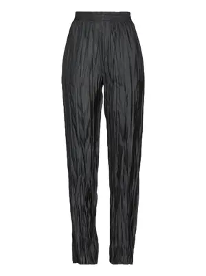 ROBERTO COLLINA ROBERTO COLLINA Tapered Crinkled Pants Black