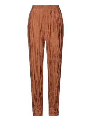 ROBERTO COLLINA ROBERTO COLLINA Tapered Crinkled Pants Brown