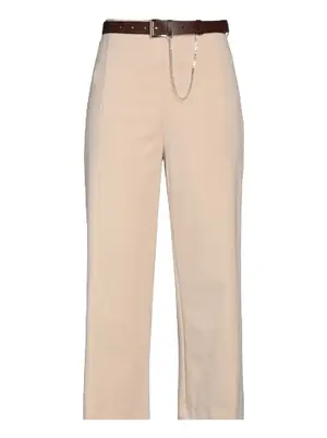 SISTE'S Pants With Belt - Beige