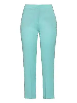 SEMICOUTURE Straight-Leg Crepe Pants Blue