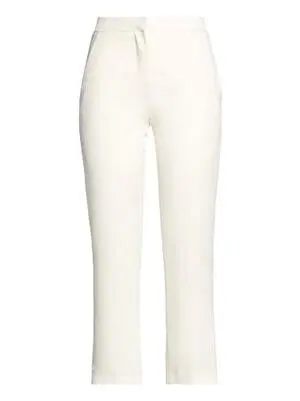 SEMICOUTURE Straight-Leg Crepe Pants White