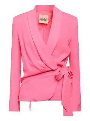 ANIYE BY Single-breasted Blazer With Sash - Pink