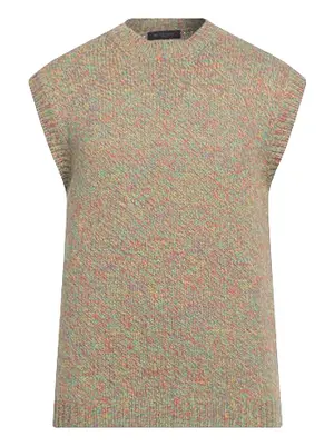 DANIELE FIESOLI Light Wool Sleeveless Sweater - Green