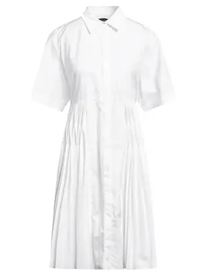 GIOVANNI BEDIN GIOVANNI BEDIN Midi Dress With Leather Details White