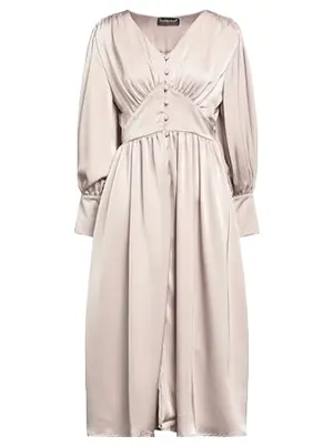 VANESSA SCOTT VANESSA SCOTT Midi Shirt Dress Beige