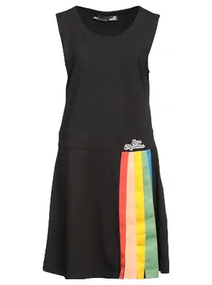 Moschino LOVE MOSCHINO Striped T-Shirt Midi Dress Black