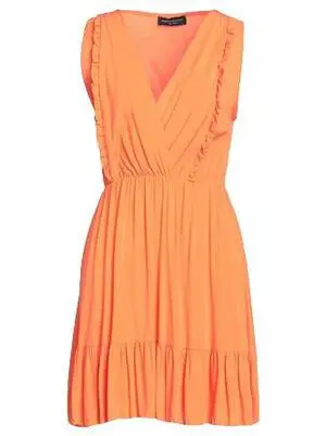 ANGELA MELE MILANO Viscose Mini Dress - Orange