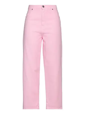 GAËLLE PARIS Tapered High-Waisted Jeans Pink