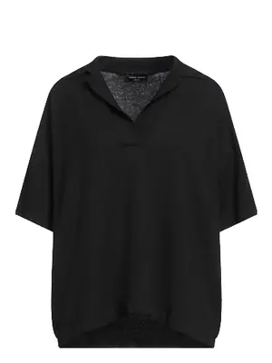 ROBERTO COLLINA ROBERTO COLLINA Classic Collar Knit Top Black