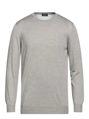 DRUMOHR DRUMOHR Knit Silk Sweater Light Grey