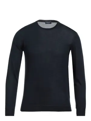 DRUMOHR DRUMOHR Knit Silk Sweater Midnight Blue