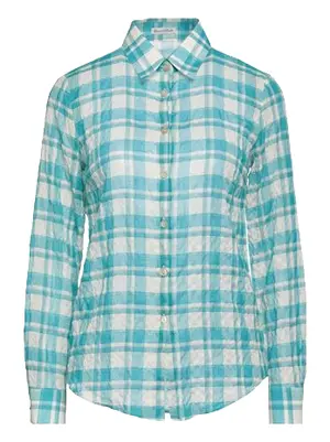 CAMICETTASNOB CAMICETTASNOB Checked Shirt Blue