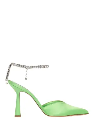 ALDO CASTAGNA Pumps In Leather Light Green