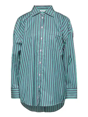 P.a.r.o.s.h P.A.R.O.S.H. Striped Woven Shirt Green