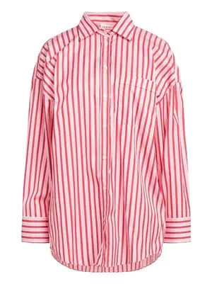 P.a.r.o.s.h P.A.R.O.S.H. Striped Woven Shirt Pink